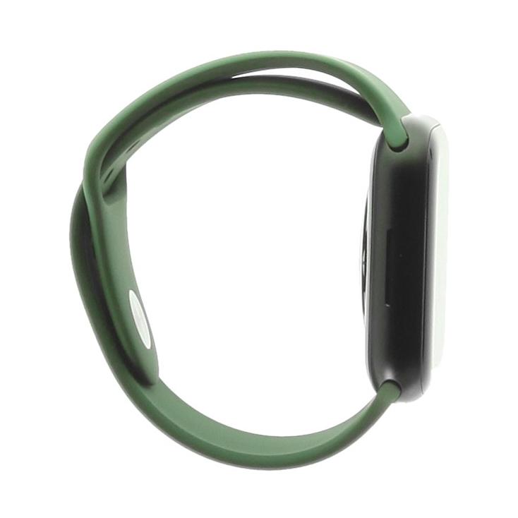 Apple Watch Series 7 GPS 45mm Aluminium vert Bracelet Sport vert pas ...